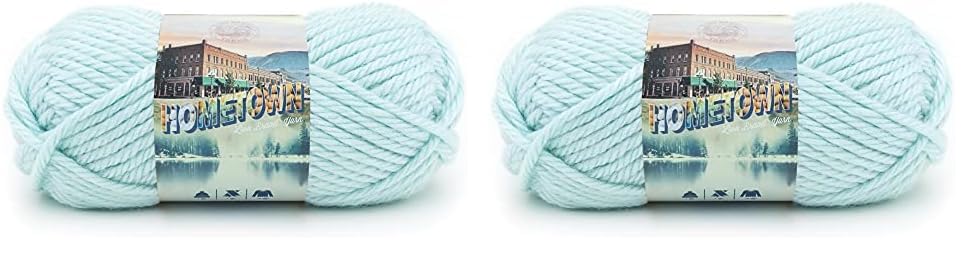 Lion Brand Yarn 135-117 Hometown Yarn, Louisville Julep (1 Skein) (Pack of 2)