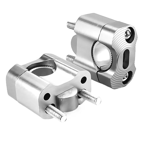 MObyat Motorbike Accessories Motorcycle Handlebar Risers Clamps Adapter 22mm 28mm Motorbike ATV Handle Bar Bracket Accessories (Color : C)