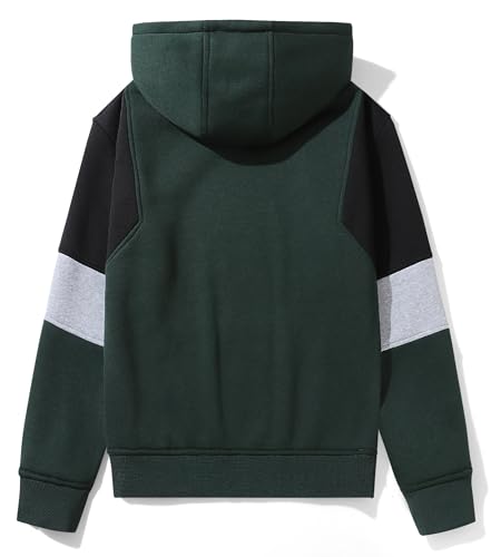 HYPESTFIT Mens Novelty Color Block Hoodie Fleece Pullover Casual Hooded Sweatshirt
