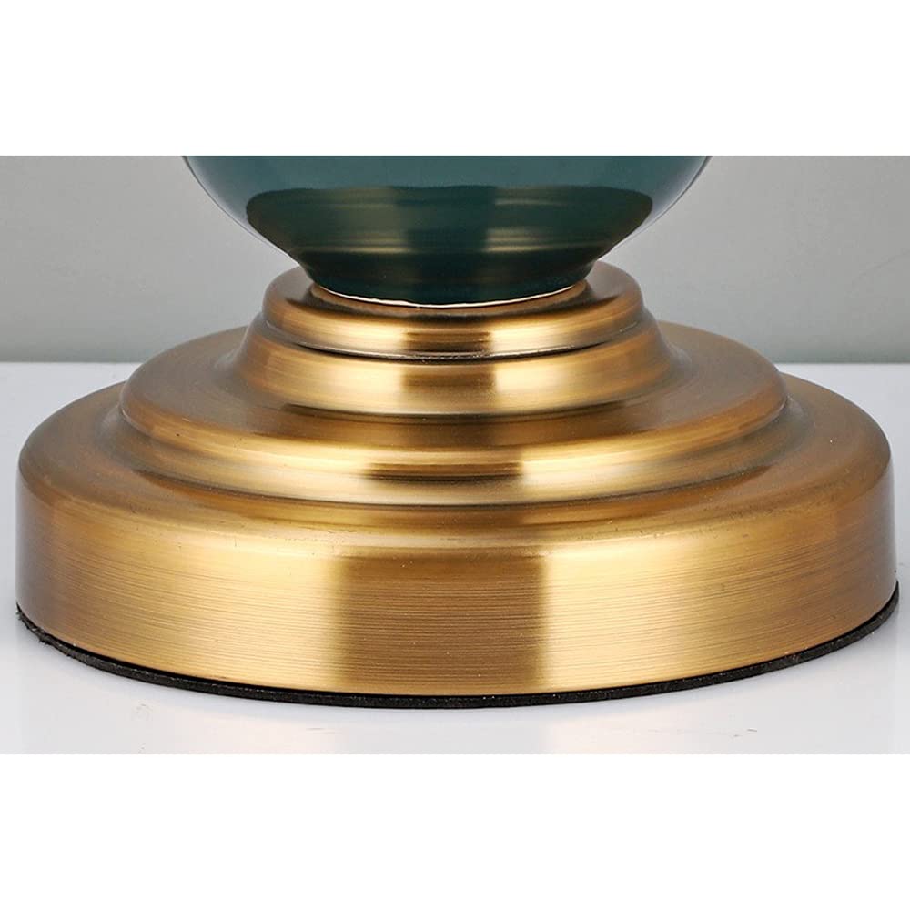 Creative Glazed Ceramic Table Lamp American Pastoral Bedroom Bedside Lamp Large Table Lamps for Living Room Coffee Table Desk Lamp Desk Night Lamp