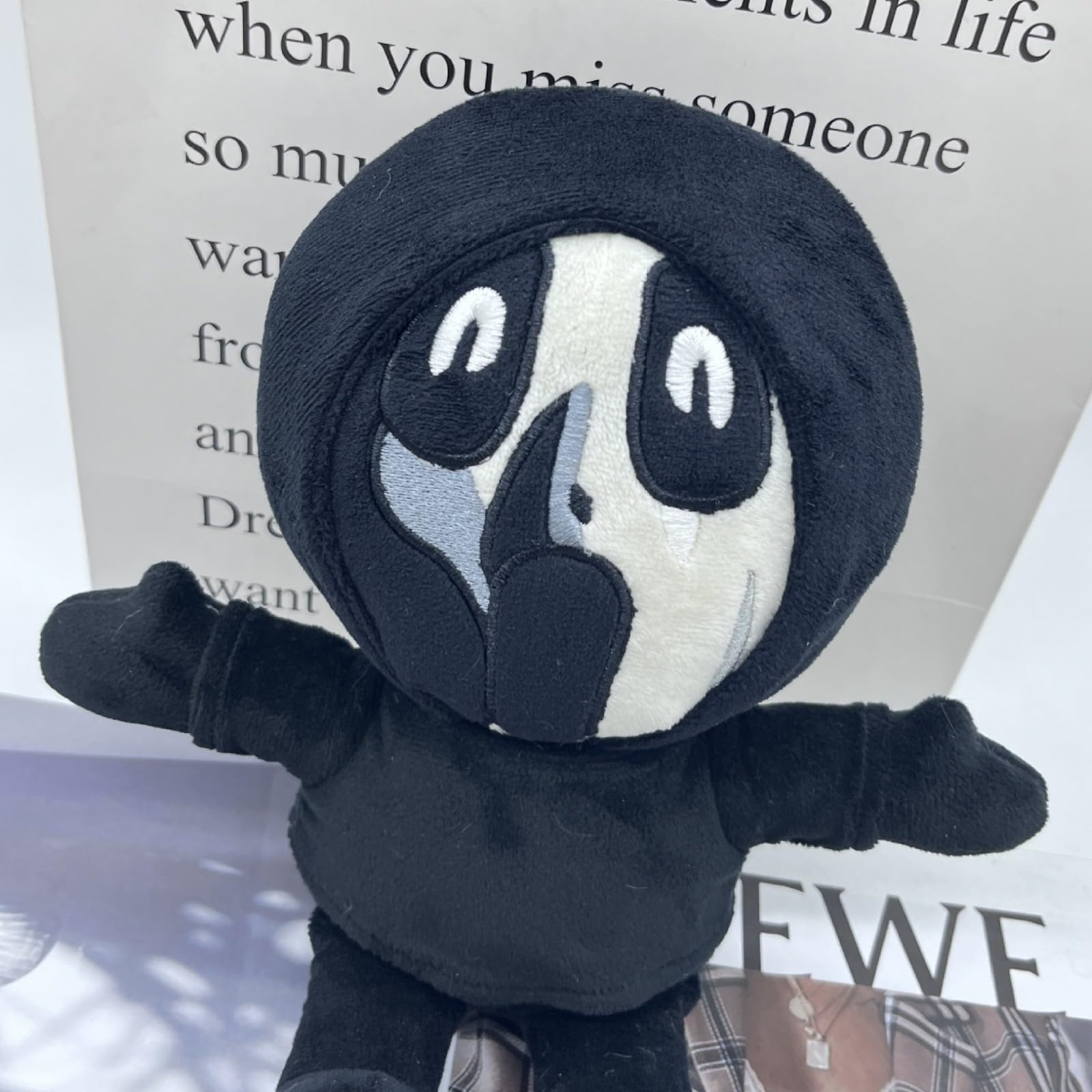 Missionary Plush Doll, Game Peripheral Mandela Catalog Scary Ghost Face Missionary Plush Doll, Soft Plush Toy Pillow,Great Gift for Friends and Game Fans(9.8in)