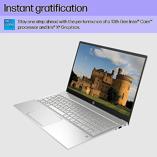 HP Pavilion 15.6" Touchscreen Laptop, FHD IPS Display, 13th Gen Intel Core i5-1335U, 64GB RAM, 1TB SSD, Intel Iris Xe Graphic, Business & Student, Full-Size Backlit Keyboard, WiFi 6, Windows 11Home