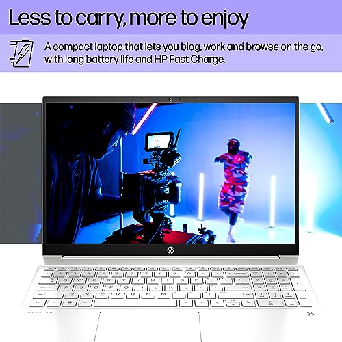 HP Pavilion 15.6" Touchscreen Laptop, FHD IPS Display, 13th Gen Intel Core i5-1335U, 64GB RAM, 1TB SSD, Intel Iris Xe Graphic, Business & Student, Full-Size Backlit Keyboard, WiFi 6, Windows 11Home