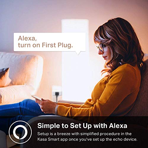 Kasa Smart Plug Mini, Smart Home Wi-Fi Outlet Works with Alexa & Google Home, Wi-Fi Simple Setup, No Hub Required β A Certified for Humans Device (HS105)