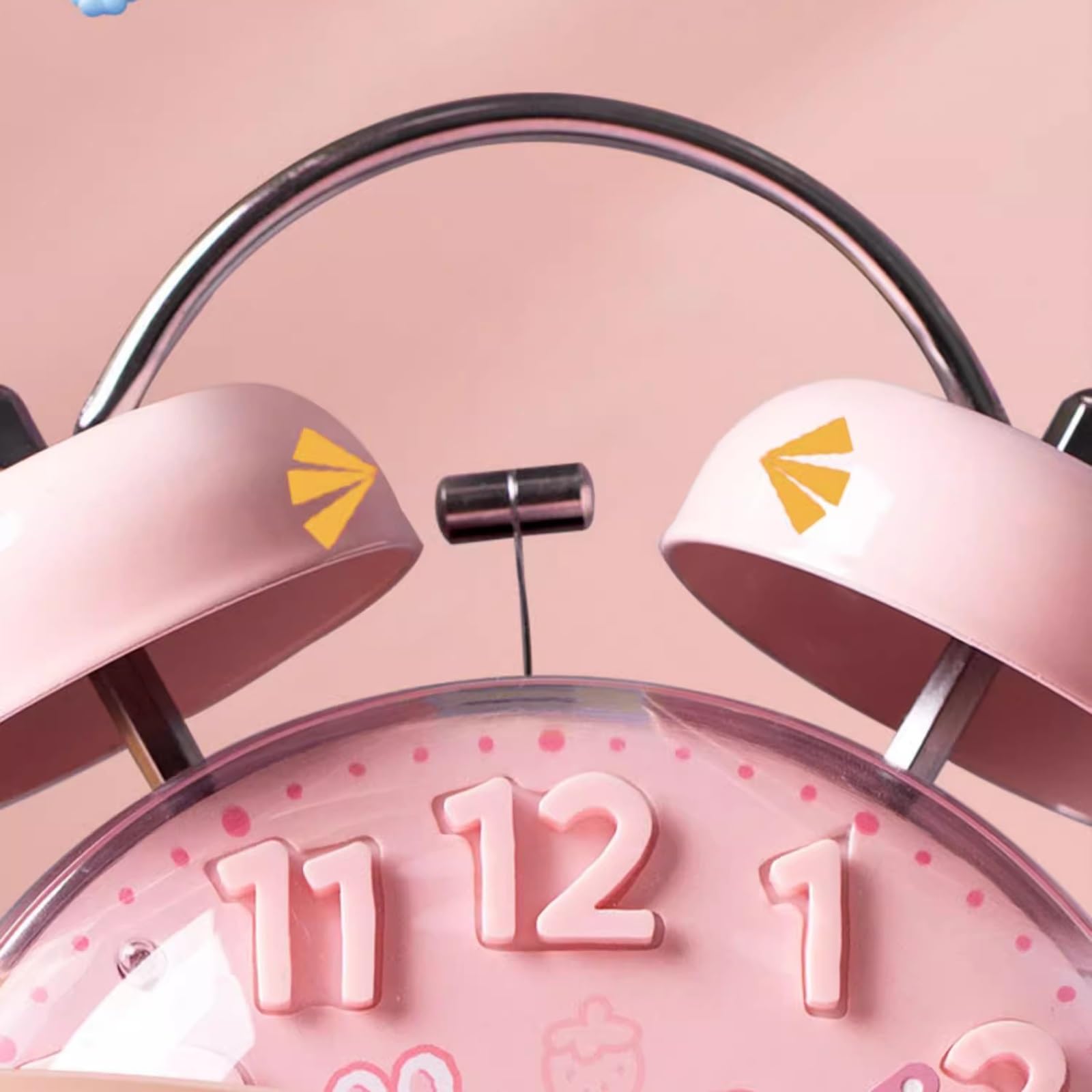 GRFIT Alarm Clocks Loud Alarm Clock for Bedrooms, Analog Alarm Clock, Small Alarm Clock, Cute Design for Kids, Battary Operation, 4 inch Digital Alarm (Color : B)