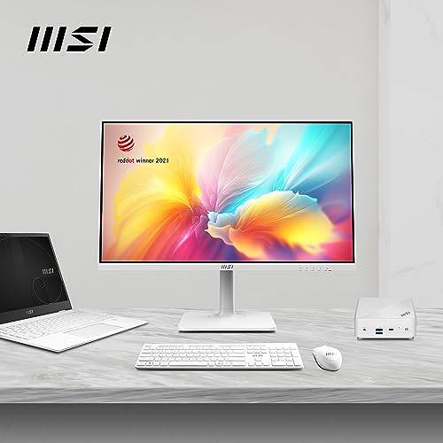 MSI Modern MD272XPW, 27" Monitor, IPS, 1920 x 1080 (FHD), FreeSync, 100Hz, TUV Certified Eyesight Protection, 1ms, VGA, HDMI, Black