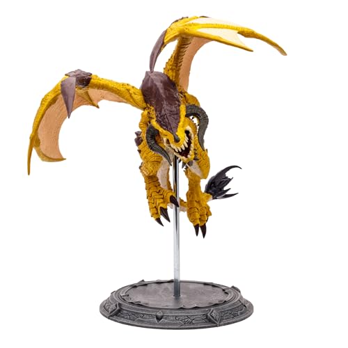 WORLD OF WARCRAFT McFarlane Toys Bronze Proto-Drake and Blue Highland Drake 2pk 1:12 Scale Posed Figures, Gold Label, Amazon Exclusive
