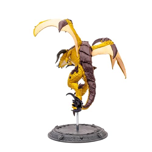 WORLD OF WARCRAFT McFarlane Toys Bronze Proto-Drake and Blue Highland Drake 2pk 1:12 Scale Posed Figures, Gold Label, Amazon Exclusive