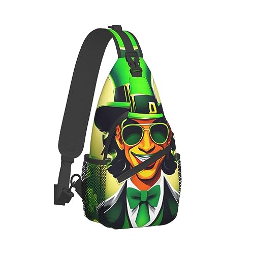 SSIMOO Happy St Patrick'S Day Functional Outdoor Travel Hiking Backpack-Perfect For Cycling, Leisure And Outdoor Adventures