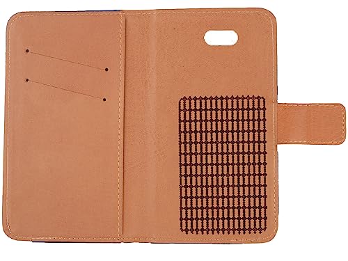 Tnviud Pattern Wallet Design Flip PU Leather Cover Skin Protection Case for Emporia Happy E30 1.8" (Lovely)