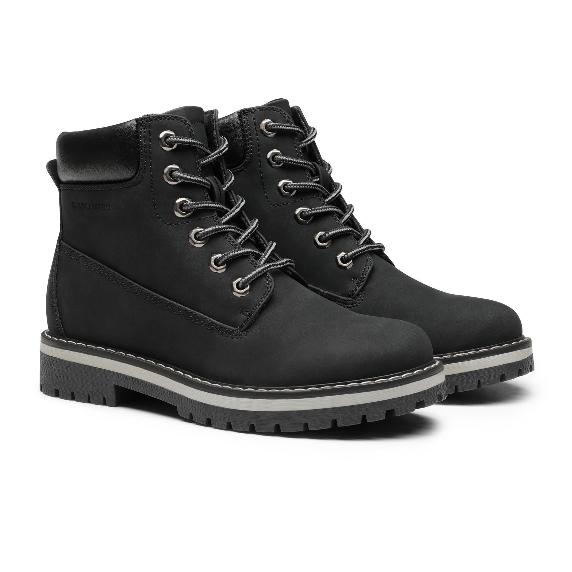 Bruno Marc Women's Winter Snow Boots,Faux Fur Lining Ankle Booties,Ladies Comfortable Work Short Boots Outdoor,Black,Size 10,SBSB2303W