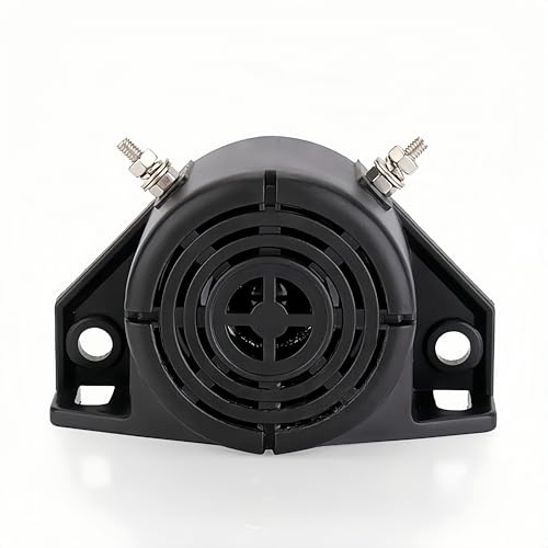 AKIZIDS 12V-48V Backup Warning 110±3db Reverse Horn Truck Back-up Alarm with Super Loud Beeper Tone for Trucks,forklifts,Lorry Heavy Vehicles