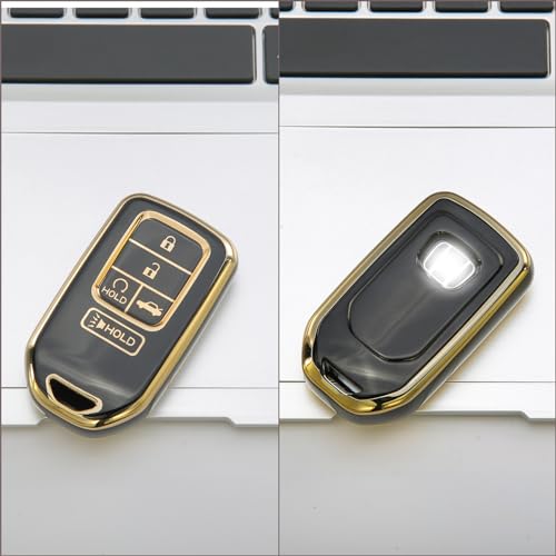 for Honda Key Fob Cover, Keychain, Key Fob Case Compatible with Honda Accord Civic CRV Pilot Odyssey Passport