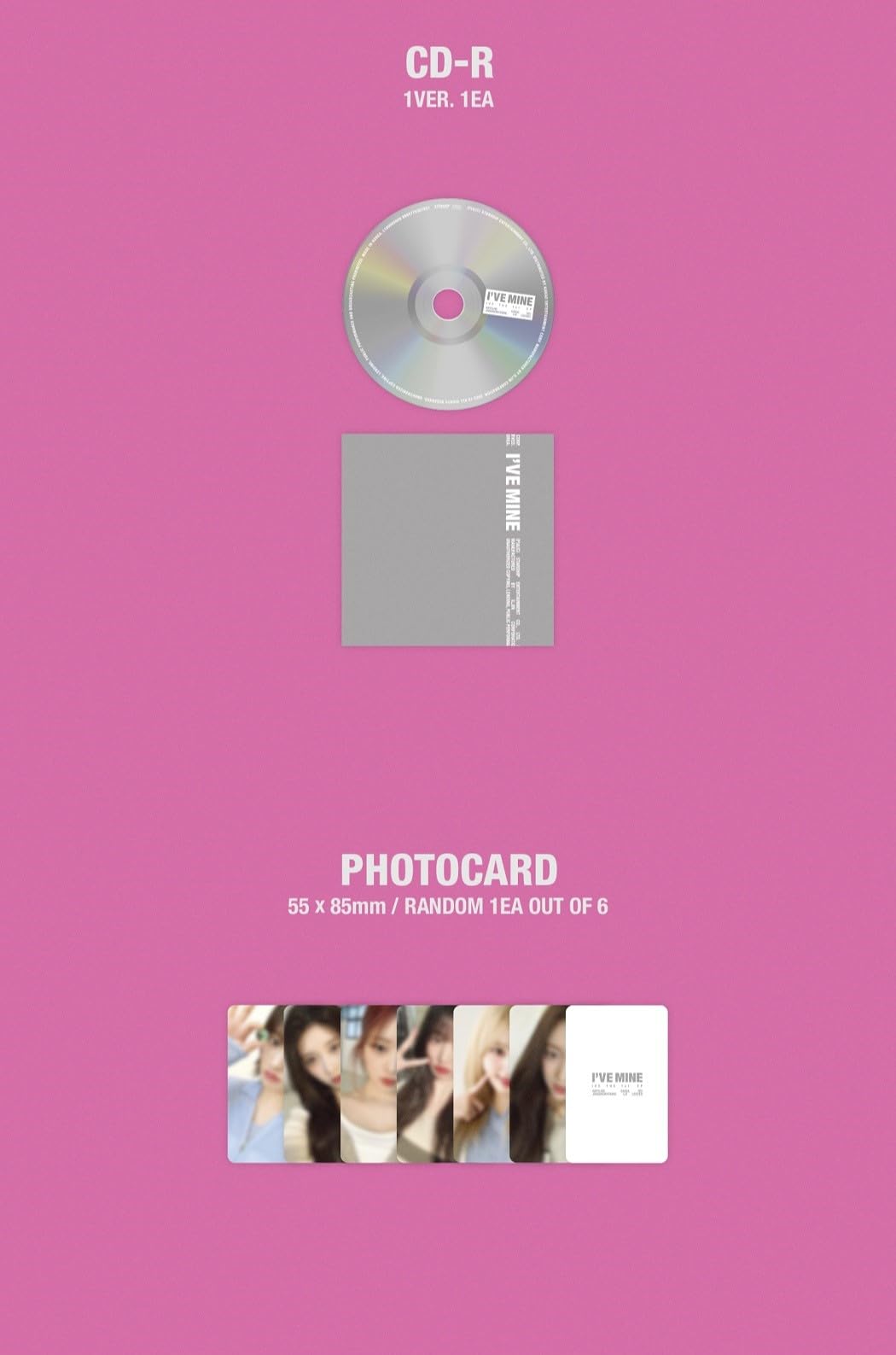 IVE Album - I'VE MINE I'VE MINE The 1st EP Full Album Set (4 ver. set)+Pre Order Benefits+BolsVos Exclusive K-POP Inspired Digital Planner, Sticker Pack for Social Media