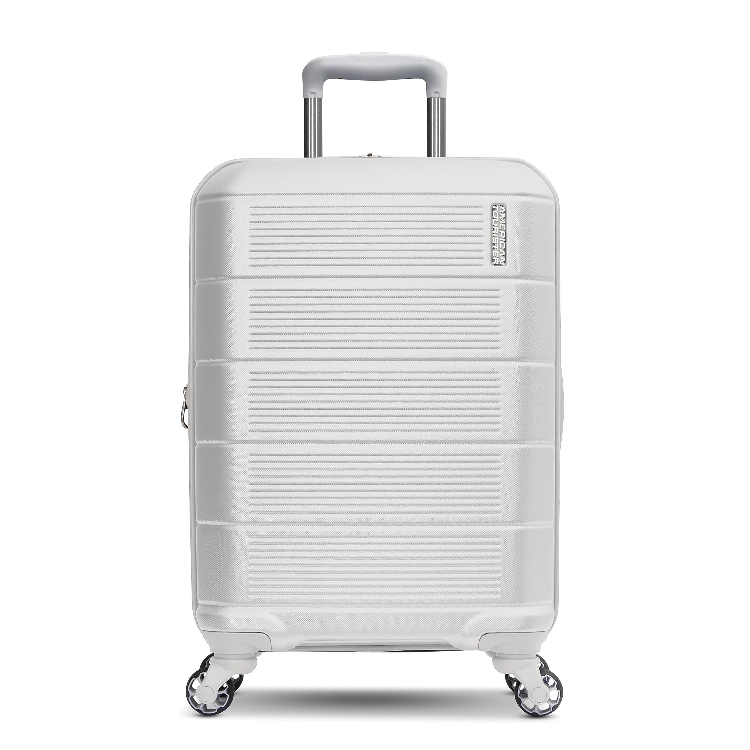 American Tourister Stratum 2.0 Expandable Hardside Luggage with Spinner Wheels, Carry-On, White