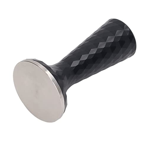 MOTUZP Coffee Tamper Food Grade Safe Coffee Hand Tamper with Flat Stainless Steel Base Professional Coffee Hand Tamper (51mm)