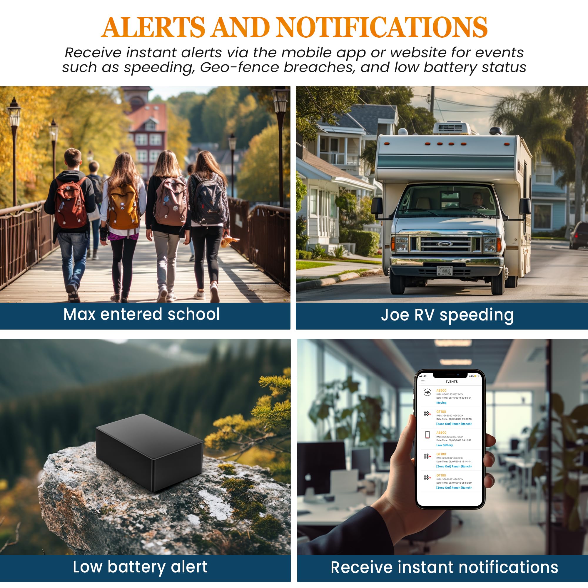 ABLEGRID GPS Tracker for Vehicles Small Real Time Tracking Device for Car 3400mAh 30 Days Battery Magnetic 4G LTE Car Tracker Locator - First Month Free