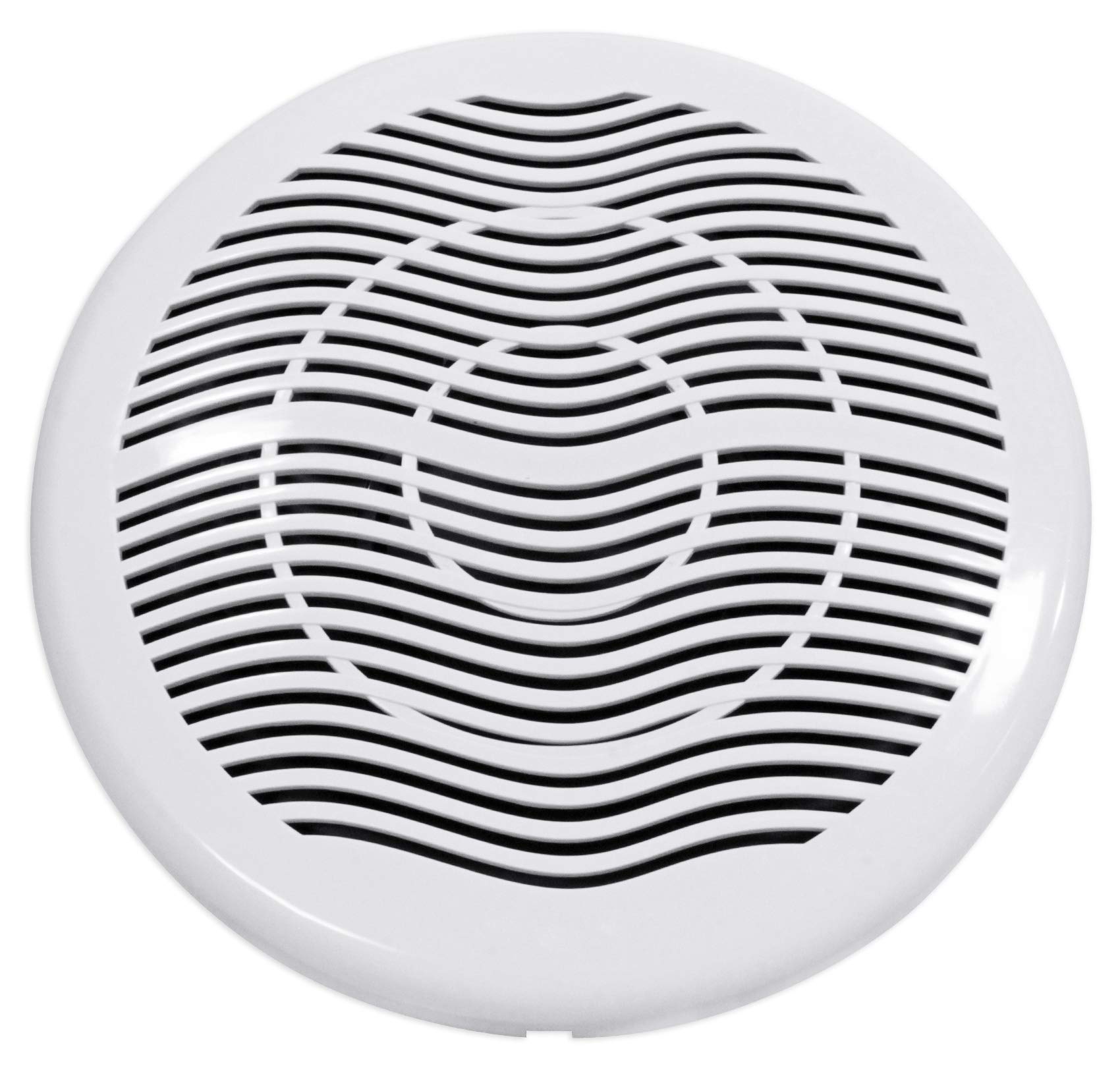 Rockville (2) MS10LW 10" 2400 Watt White Marine/Boat 10" Free Air Subwoofer with LED