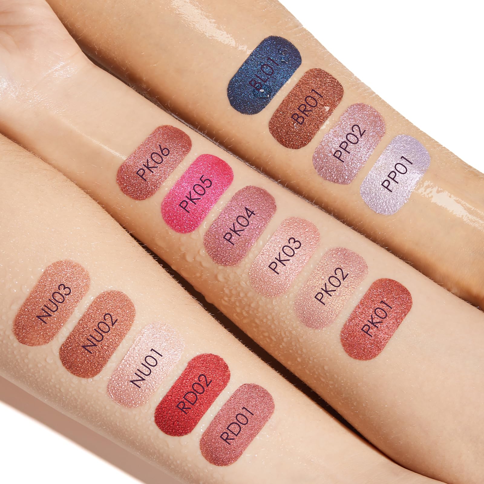FOCALLURE Metallic Liquid Lipstick,Non Stick Cup Lip Gloss,High Impact Lip Color with Transfer-proof Wear,Long Lasting & Waterproof Lipstick Makeup for Women,One Promise