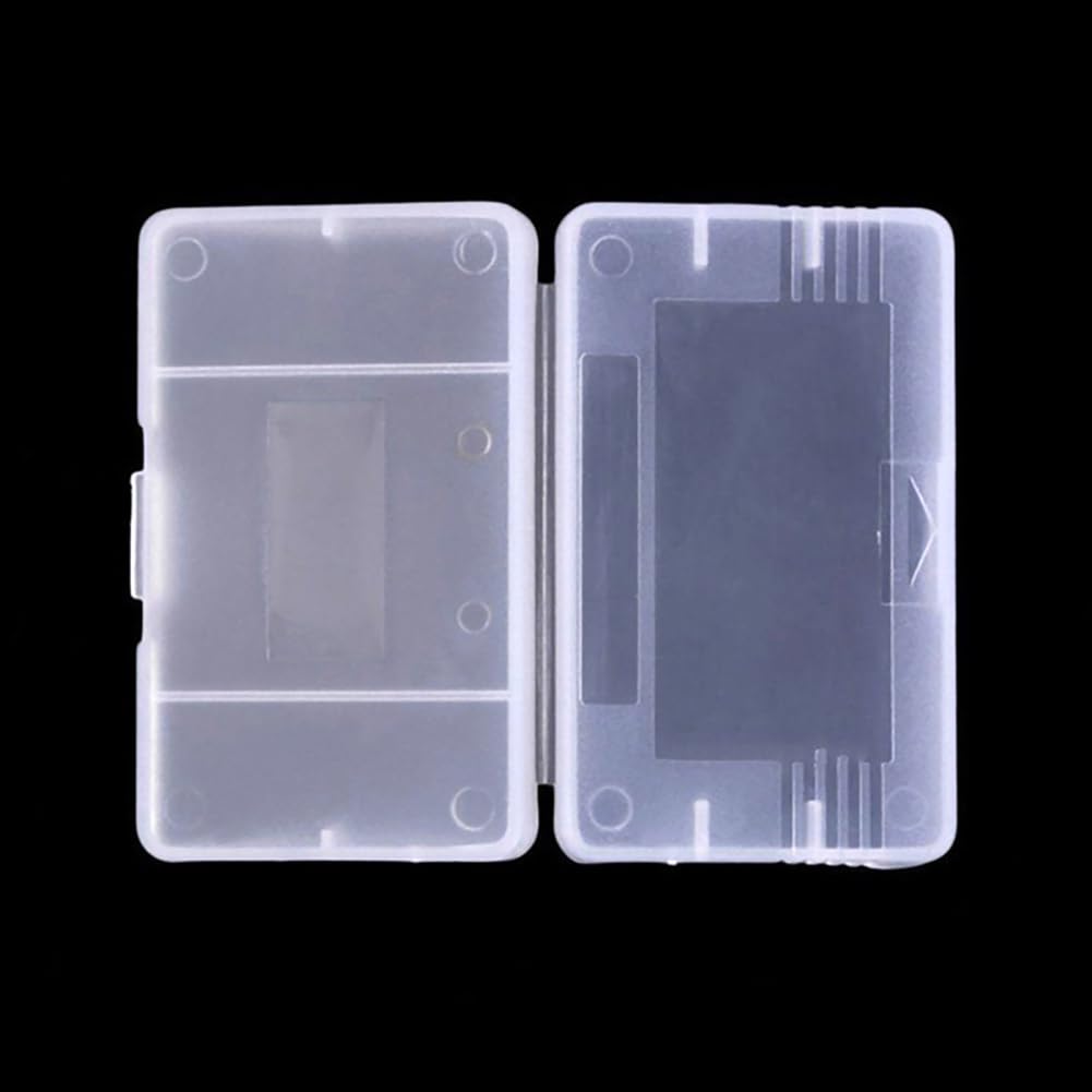 Junsi 10pcs Game Cartridge Case Clear Protective Case Compatible with Nintendo Gameboy Advance GBA SP