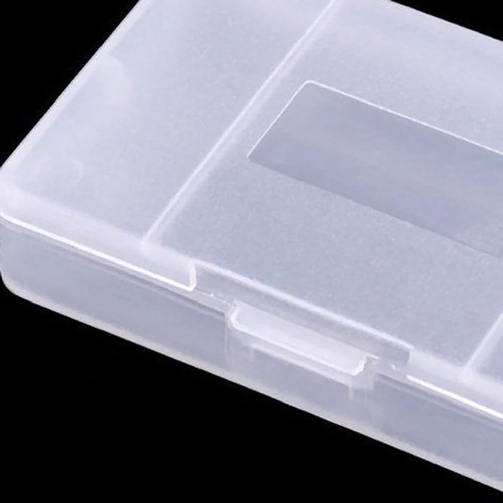 Junsi 10pcs Game Cartridge Case Clear Protective Case Compatible with Nintendo Gameboy Advance GBA SP