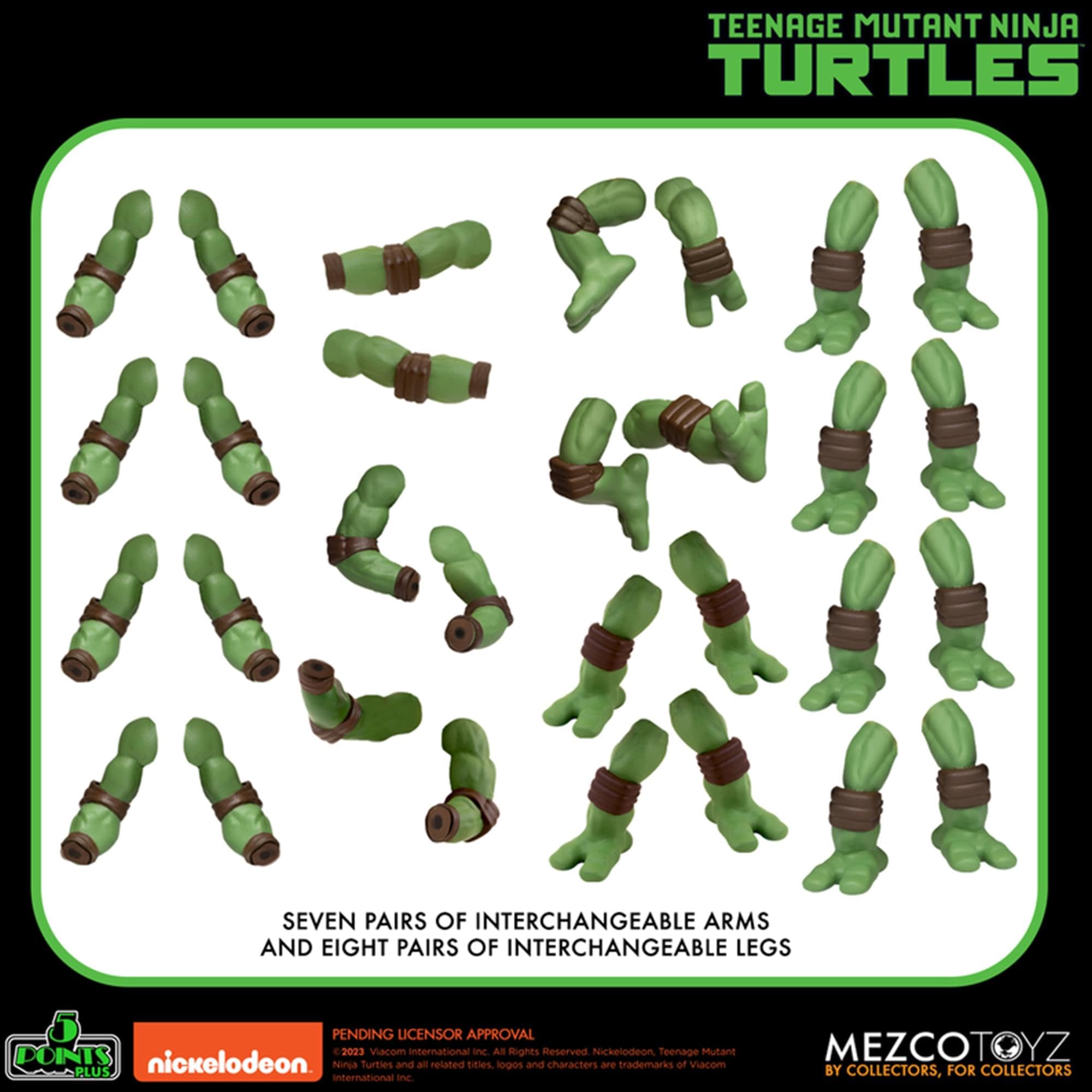 Mezco - 5 Points Plus - Teenage Mutant Ninja Turtles Deluxe Set