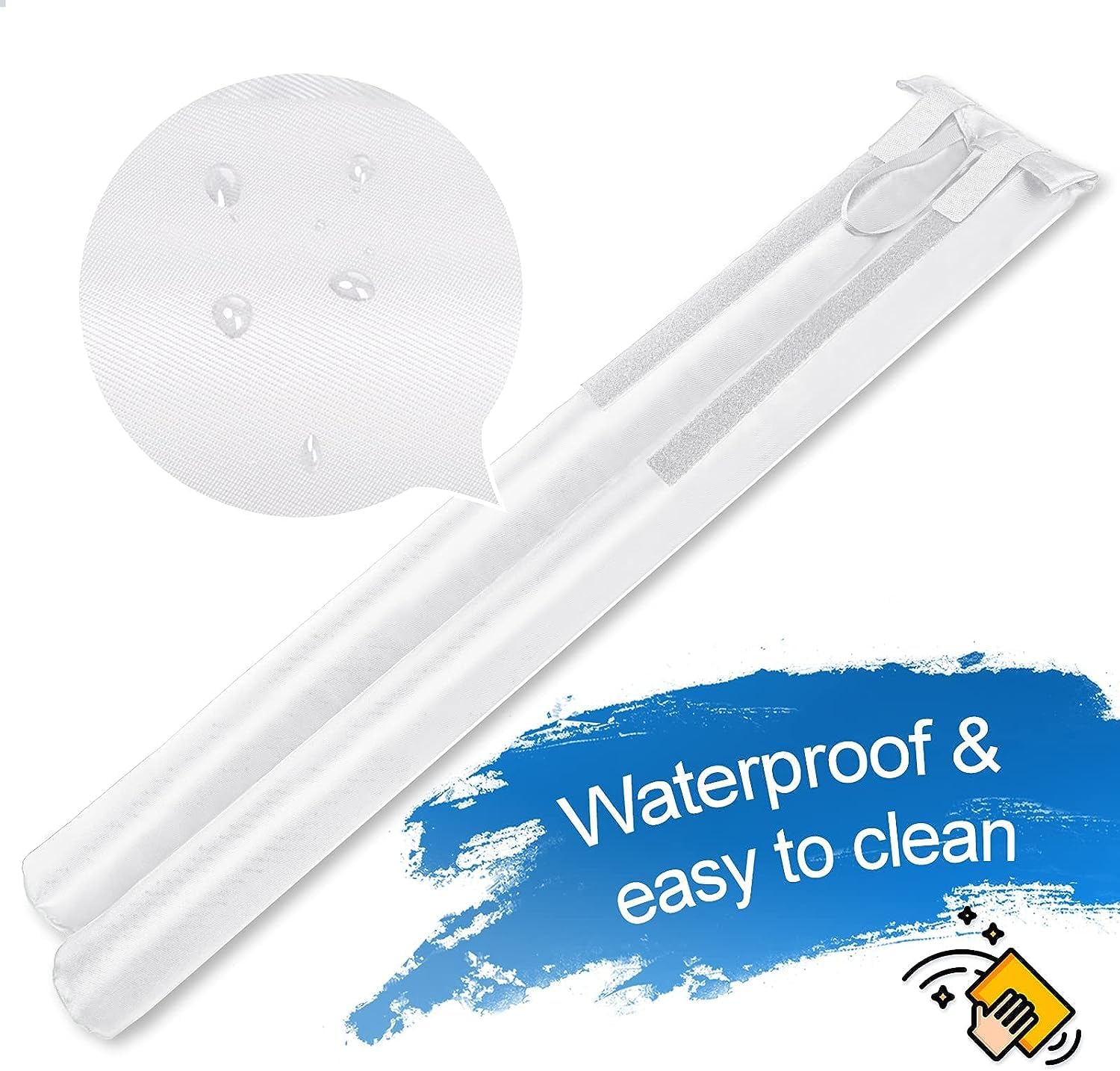 MAXTID Under Door Draft Stopper - Seal Gap 36' Adjustable | Weather Stripping Noise Blocker