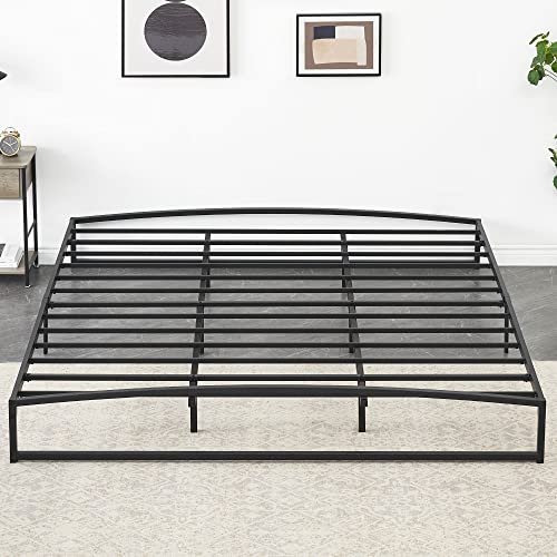 GAOMON 10 Inch Metal Platform King Size Bed Frame with Sturdy Steel Slats Support, Mattress Foundation, No Box Spring Needed, Easy Assembly, Black