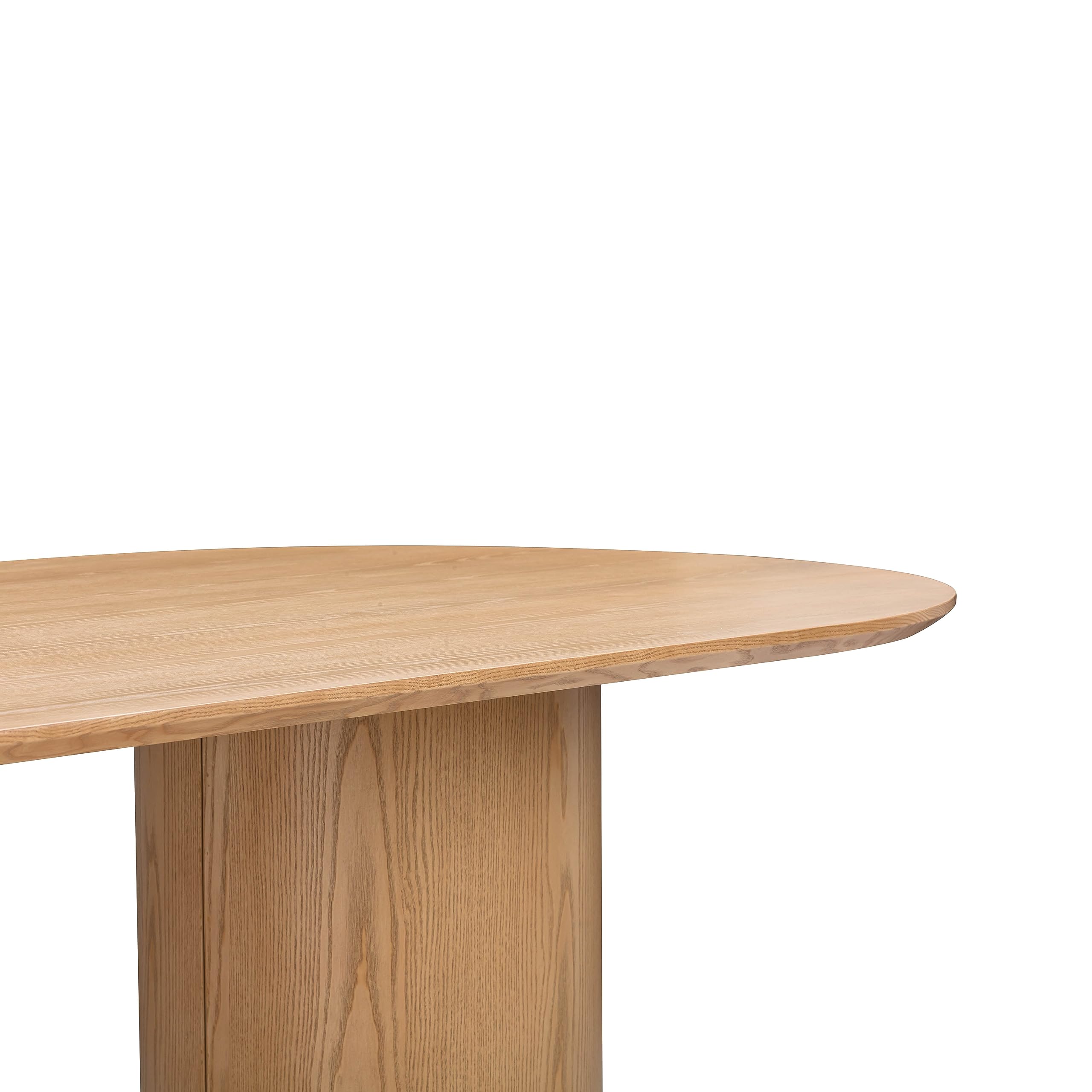 Tov Furniture Brandy Natural Ash Wood Oval Dining Table