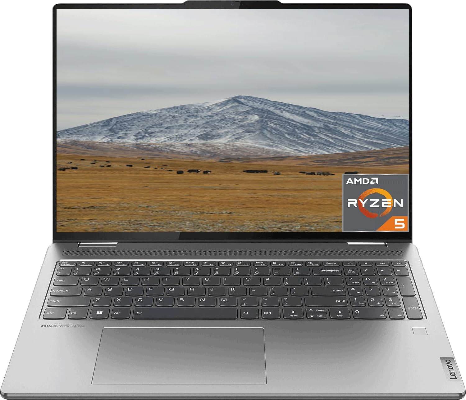 Lenovo 2023 Yoga 7 2-in-1 Laptop, 16" WUXGA Touchscreen Display, AMD Ryzen 5 7535U, 8GB DDR5 RAM, 512GB SSD, AMD Radeon 660M, Backlit Keyboard, Fingerprint Reader, Wi-Fi 6, Windows 11 Home