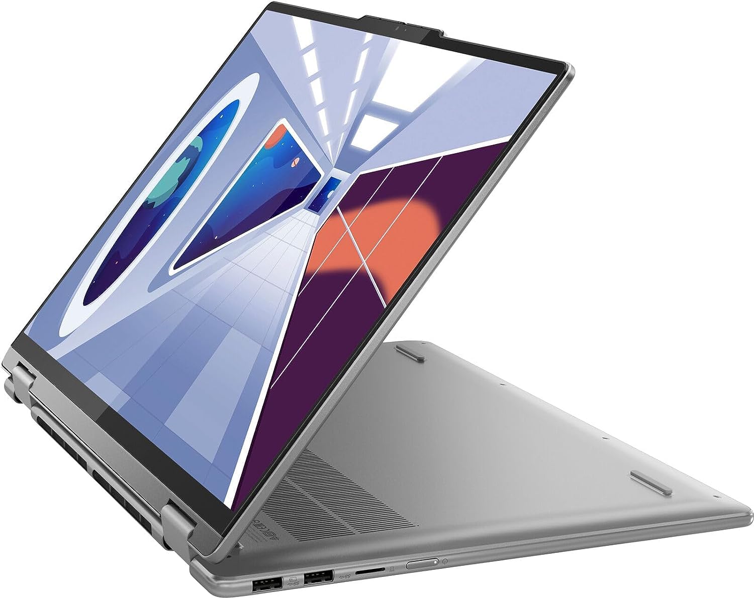 Lenovo 2023 Yoga 7 2-in-1 Laptop, 16" WUXGA Touchscreen Display, AMD Ryzen 5 7535U, 8GB DDR5 RAM, 512GB SSD, AMD Radeon 660M, Backlit Keyboard, Fingerprint Reader, Wi-Fi 6, Windows 11 Home
