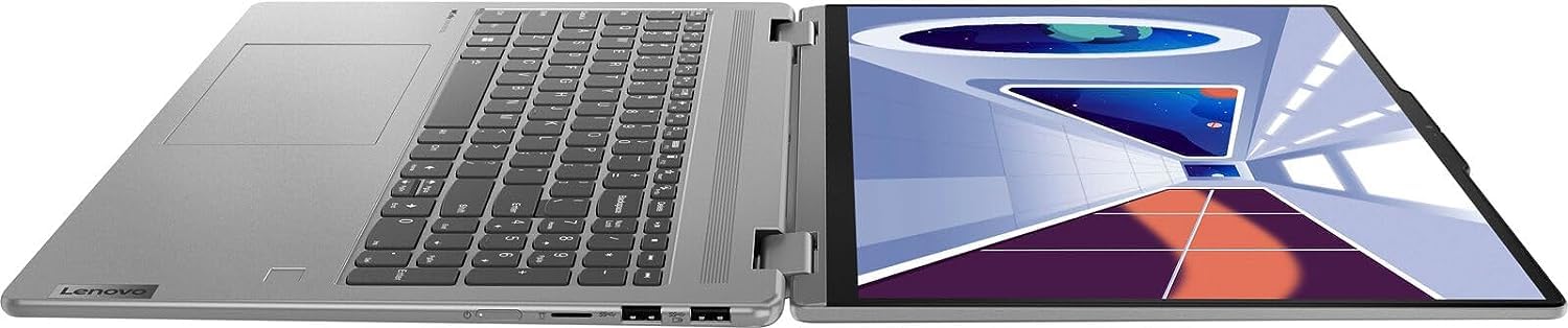 Lenovo 2023 Yoga 7 2-in-1 Laptop, 16" WUXGA Touchscreen Display, AMD Ryzen 5 7535U, 8GB DDR5 RAM, 512GB SSD, AMD Radeon 660M, Backlit Keyboard, Fingerprint Reader, Wi-Fi 6, Windows 11 Home