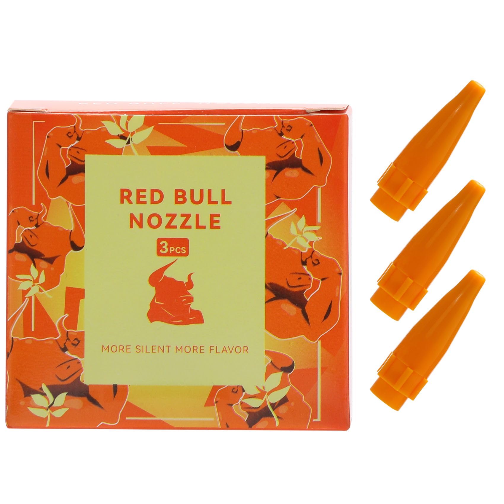 REDBULL Flavor Nozzle Silent Plastic Dispenser(3 Packsļ¼
