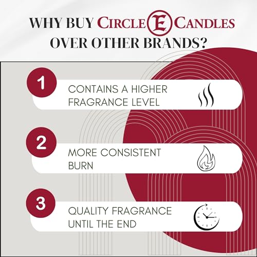 Circle E Candles, Creme Brulee Scent, Medium Size Jar Candle, 32oz, 2 Wicks
