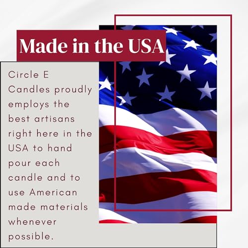 Circle E Candles, Creme Brulee Scent, Medium Size Jar Candle, 32oz, 2 Wicks