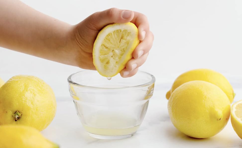 Real Lemon 100% Lemon Juice, 8 Fluid Ounce Bottles 2-pack bundle With Couger Card