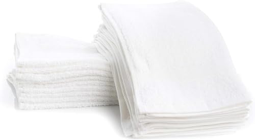 SupremePlus 100% Cotton Wash Cloths β 12x12 Inches Washcloths β Soft, Face and Body Towels, Highly Absorbent Towels for Bathroom, Hand, Kitchen and Cleaning (48-Pack)