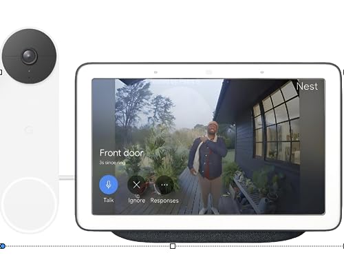 Google Nest Doorbell Wireless Battery Doorbell and 7-inch Screen Bundle (Wireless Doorbell)