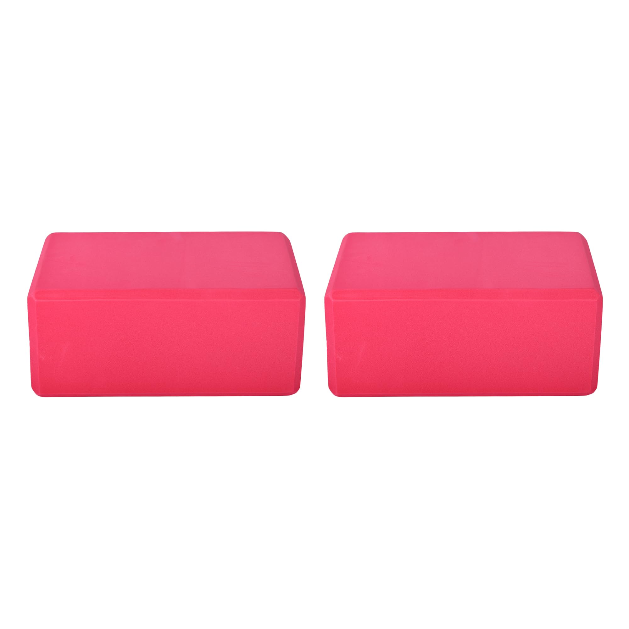 BalanceFrom 7-Piece Home Gym Yoga Set with 1-Inch Thick Yoga Mat, 2 Yoga Blocks, Mat Towel, Hand Towel, Stretch Strap & Knee Pad, Pink