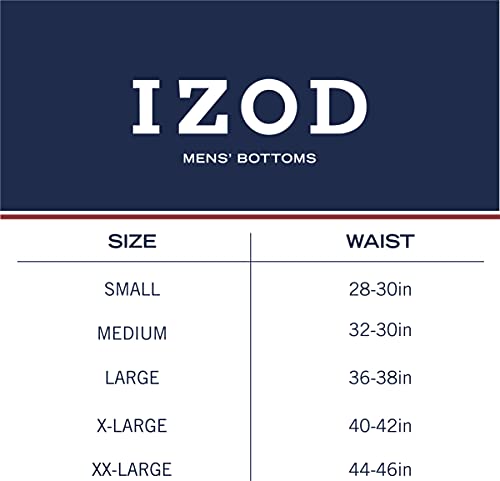 IZOD Men's Jeans - Regular Fit Comfort Stretch Knit Denim Jeans - Straight Leg Casual Pants for Men, Size 36W x 32L, Black