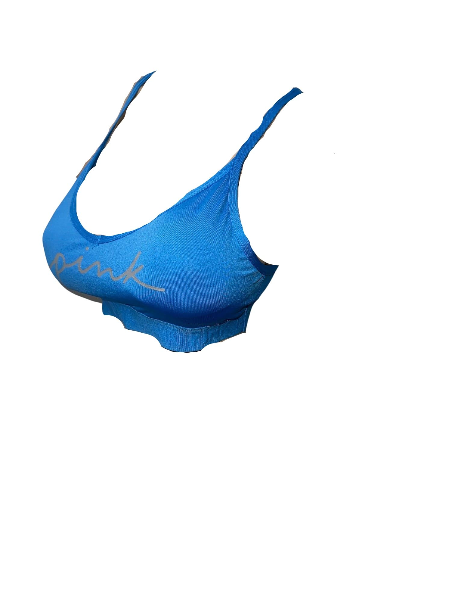 Victoria's Secret Pink Ultimate Sports Lightly Lined Bra Color Blue New (Large)