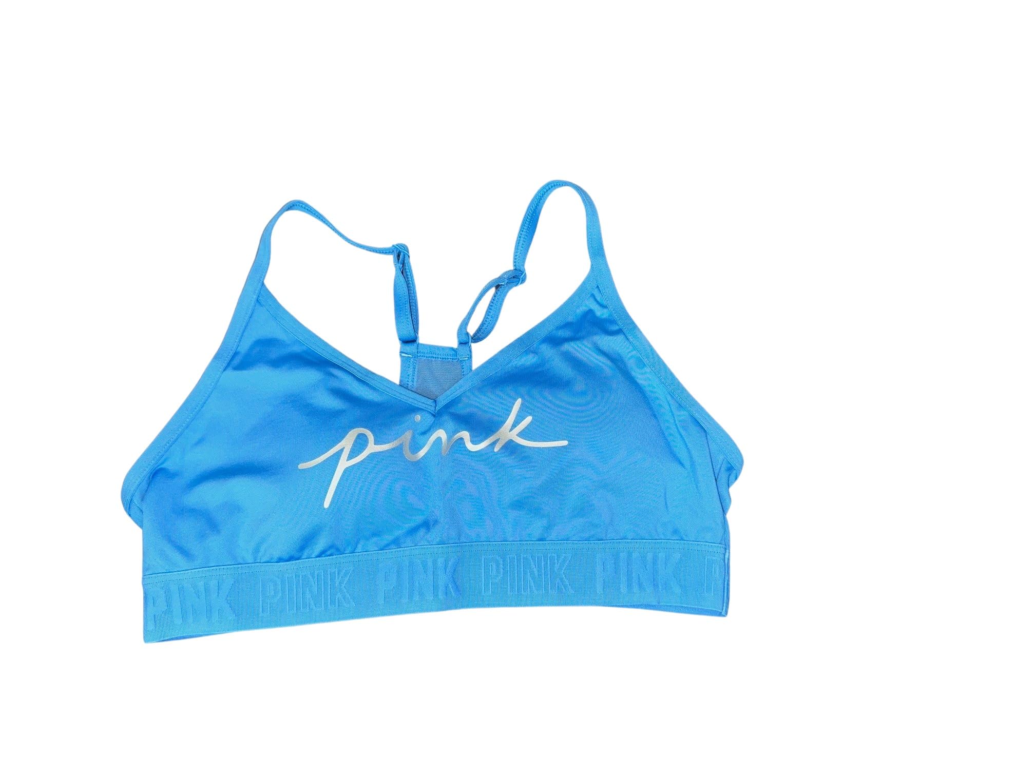 Victoria's Secret Pink Ultimate Sports Lightly Lined Bra Color Blue New (Large)