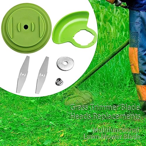 Grass Eater String Trimmer, Lightweight Grass Weedeater, Electric Lawn Eater Cutter Accessories, Electric Grass Trimmer Cutters, Lawn Grass Cutter Blade, Lawn Wacker Electric Cordless String Trimmer