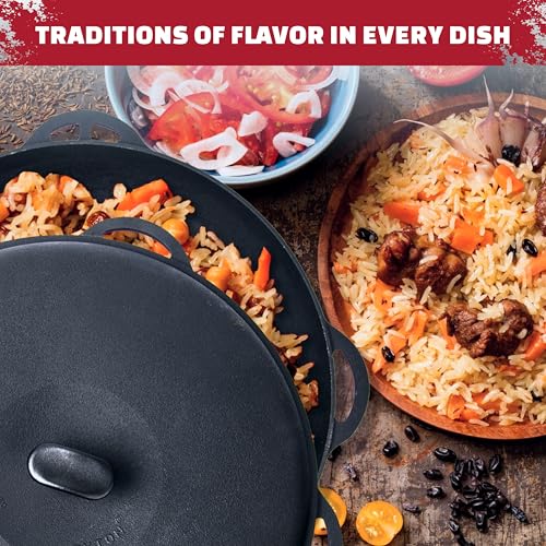 Dutch Oven Pot with Lid 23 Quarts (22 L) - Camping Dutch Oven - Cast Iron Cookware Set - Uzbek Kazan Cast Iron β Premium Camping Cookware