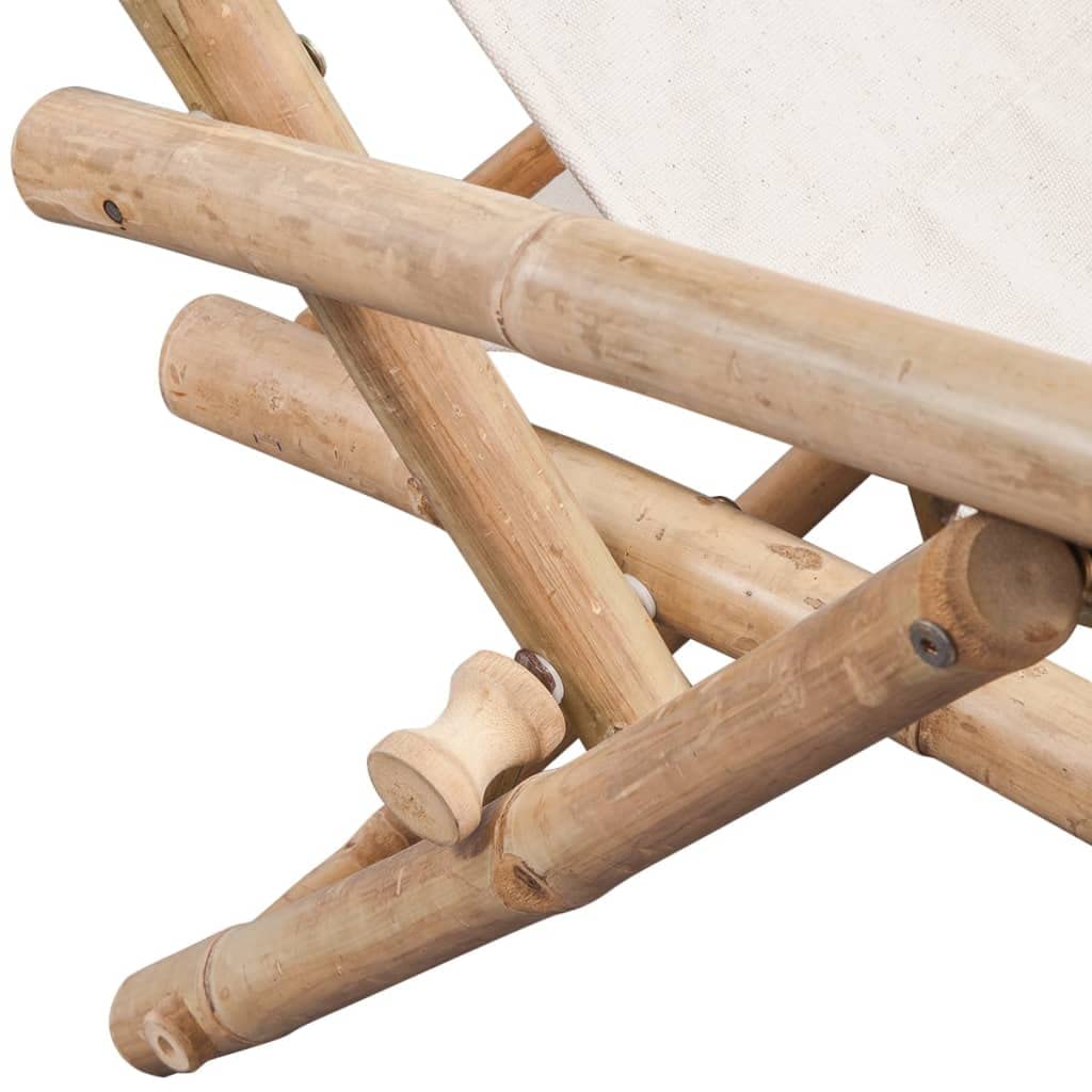 MNISDFL Outdoor Deck Chair Bamboo, Patio Dining Chairs, Outdoor Patio Chairs Set for Garden, Balcony, or Poolside