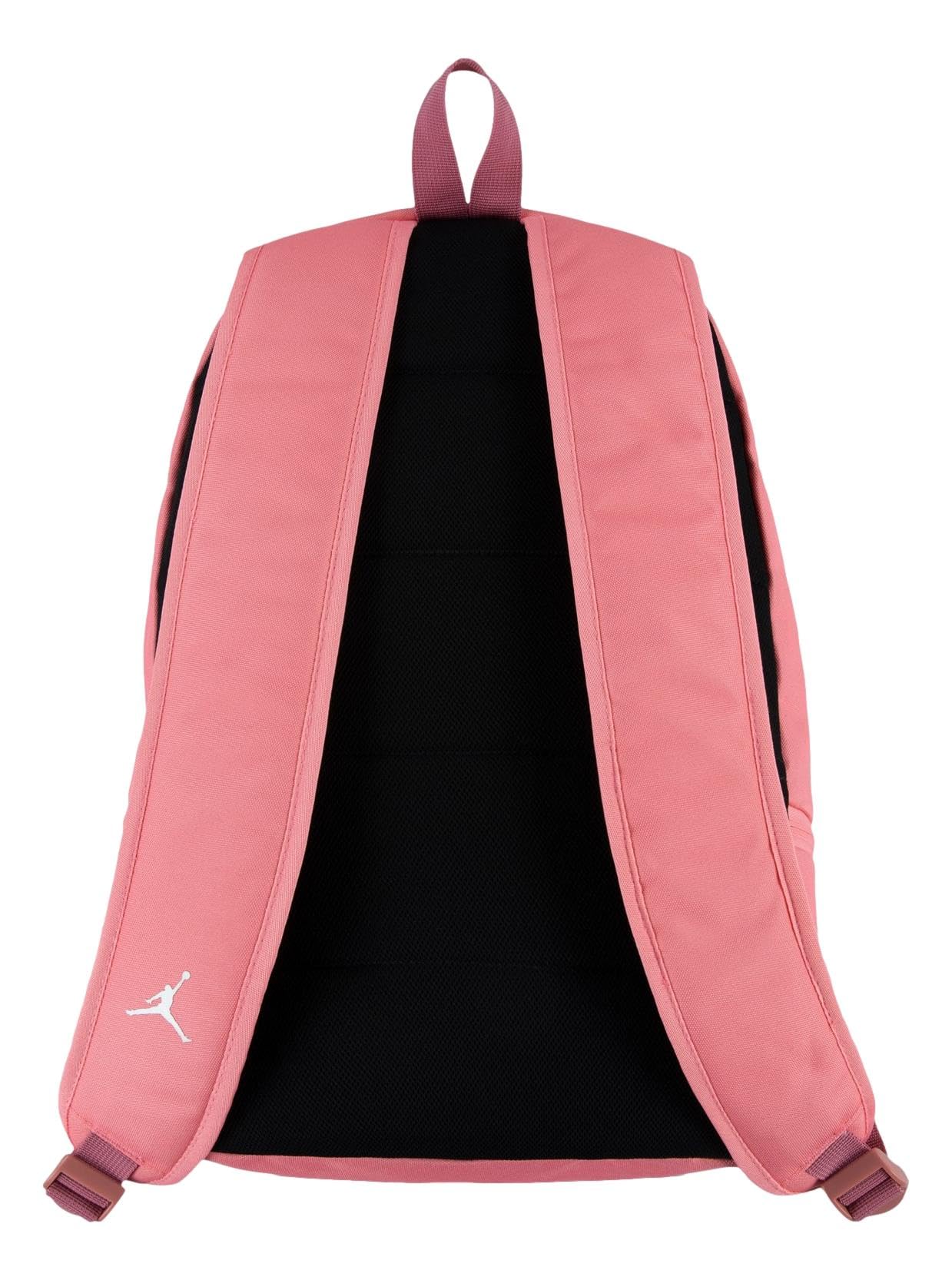 Jordan Backpack (One Size, Pink/White)