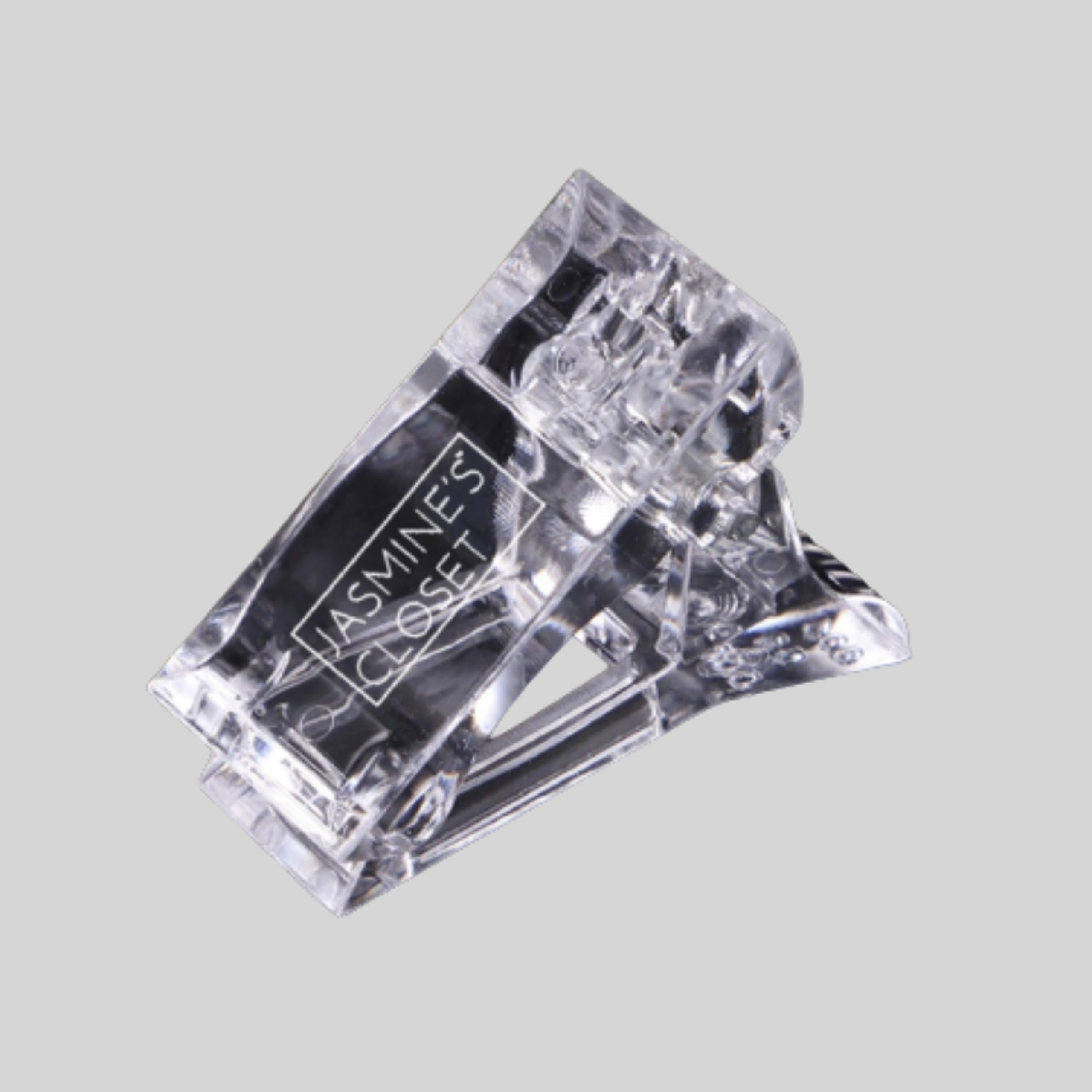 Jasmine’s Closet® Premium Nail Clips (5 Pack) - Eliminate Air Bubbles - Strong, Sturdy & Sets Glue Perfectly - Salon Quality Nails at Home
