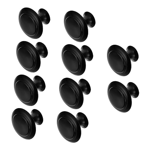 RUNROTOO 10 Pcs Single-Hole Drawer Handle Furniture Knobs Drawer Pulls Door Knobs Drawer Knobs Cupboard Knobs Wardrobe Knobs Furniture Pulls Cabinet Handles Drawer Handles