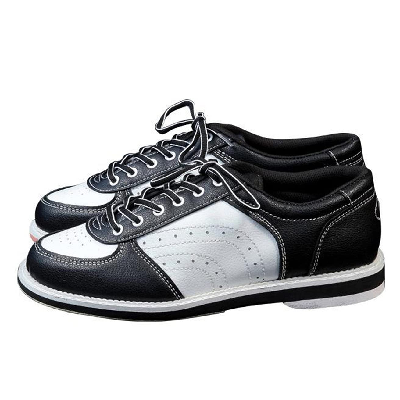 DAMANDO Ladies Bowling Shoes, Bowling Trainers with Sliding Soles Casual Lawn Bowls Shoes for Women,White,8