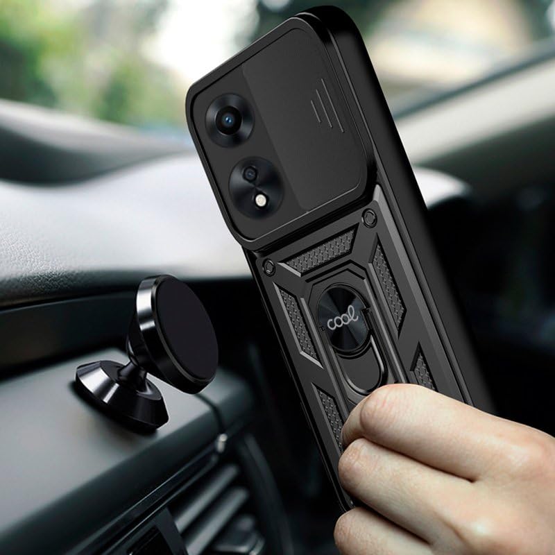 Cool Case for Oppo A78 5G Hard Ring Black
